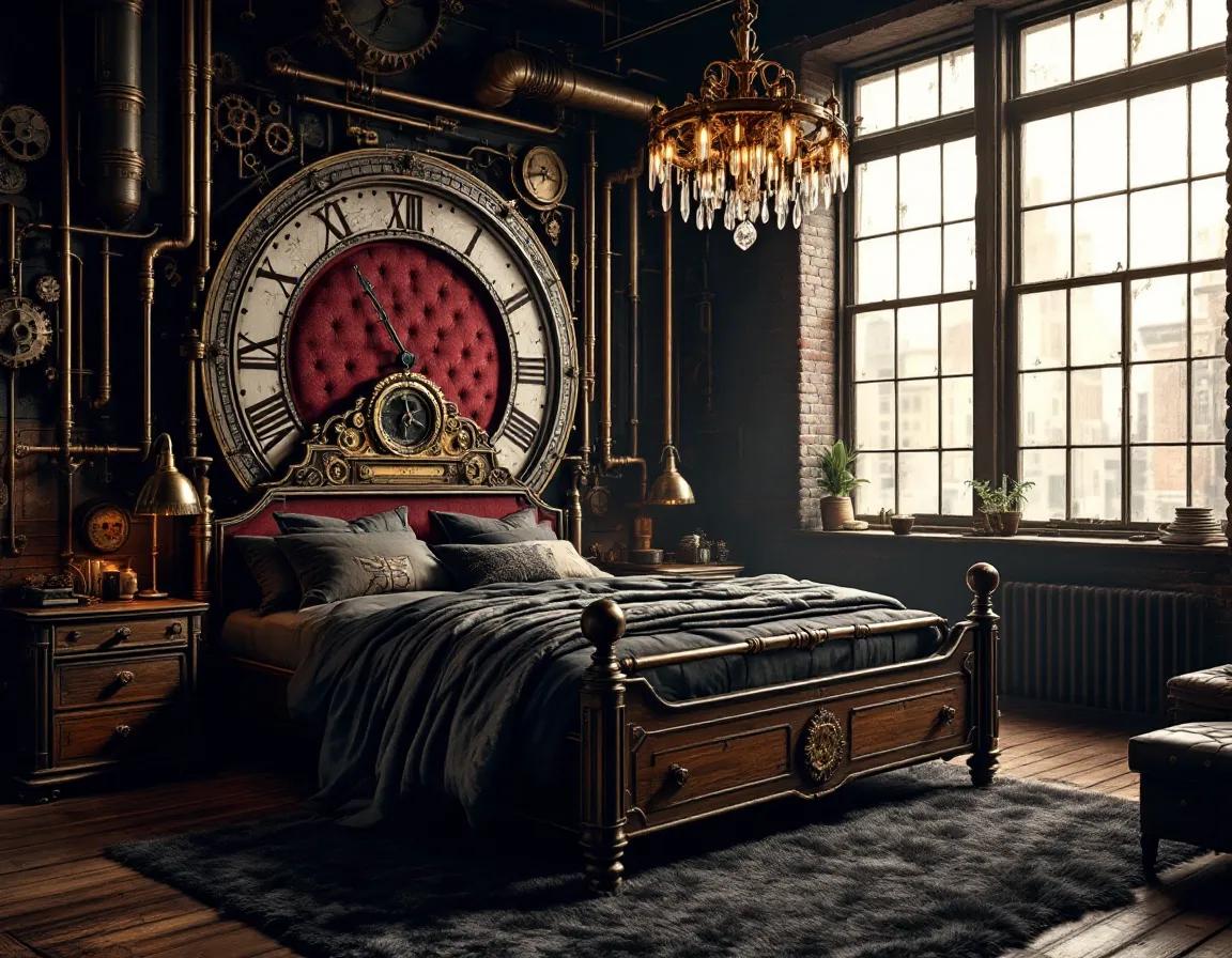 steampunk bedroom theme