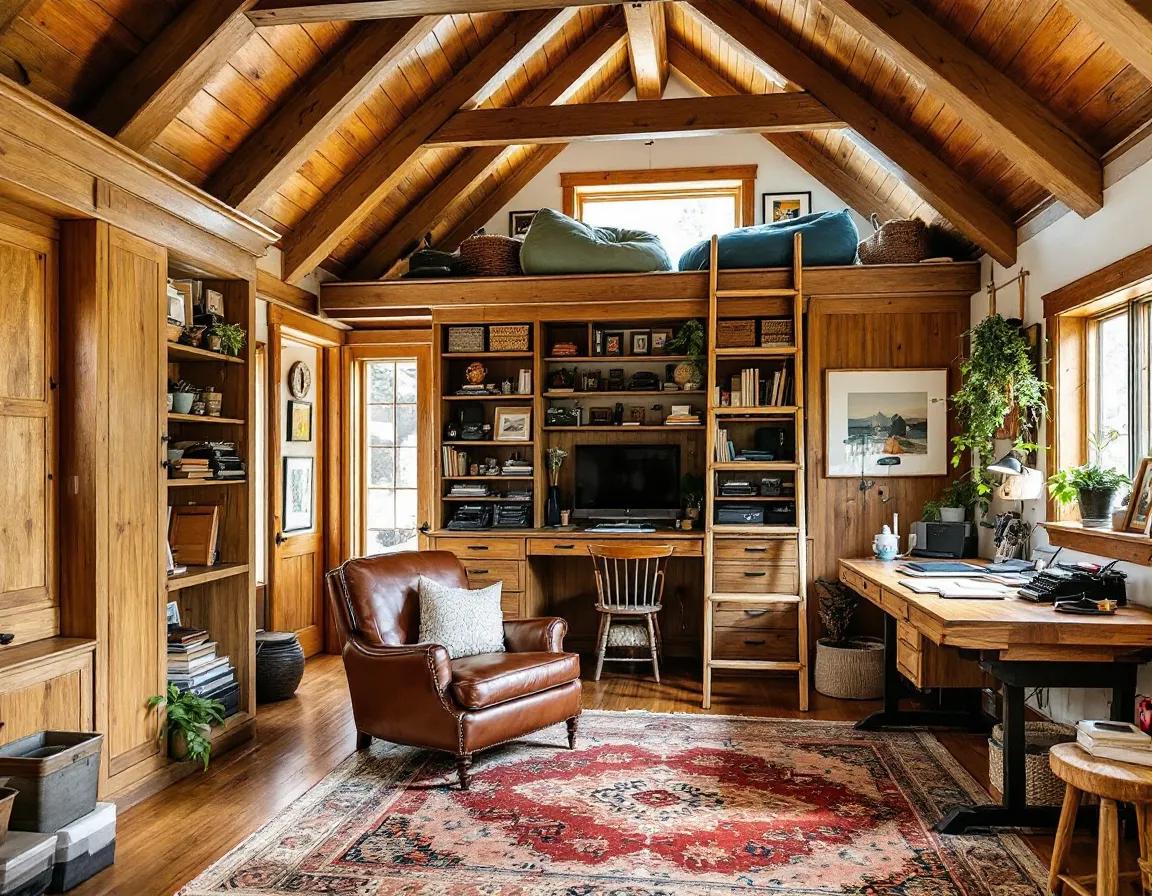 rustic cabin shelves